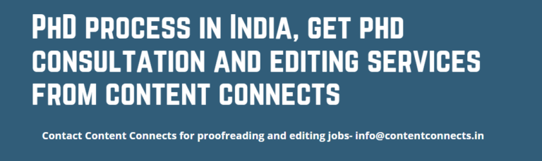 Ph.D. process in India, step-by-step guide - Content Connects